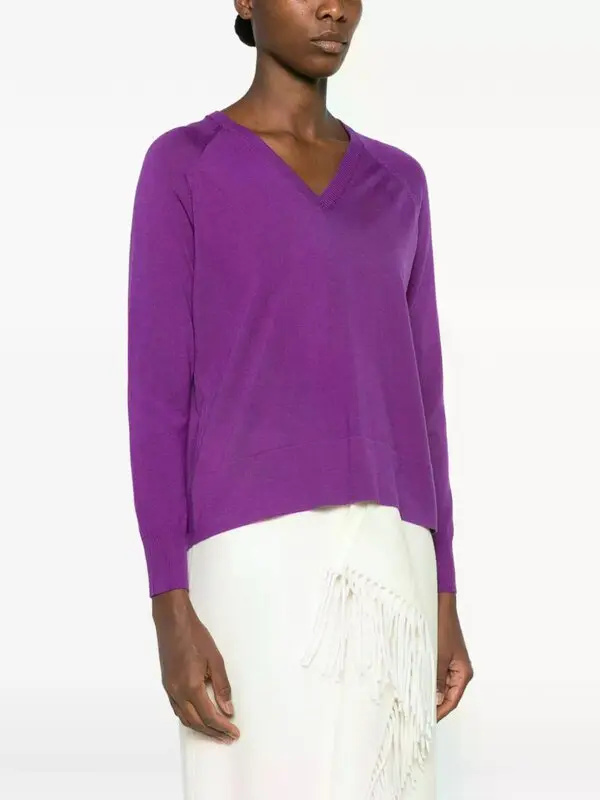 PSOPHIA V-neck Raglan Sleeve Sweater