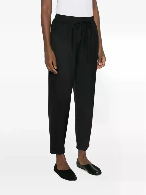 PSOPHIA Tapered Trousers With Drawstring Waistband