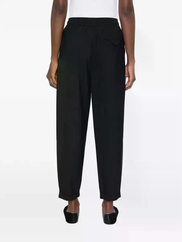PSOPHIA Tapered Trousers With Drawstring Waistband
