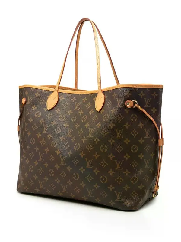 LOUIS VUITTON Monogram Neverfull Gm Tote Bag - Brown