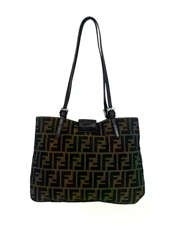 Fendi 2000-2010 Zucca Canvas Tote Bag