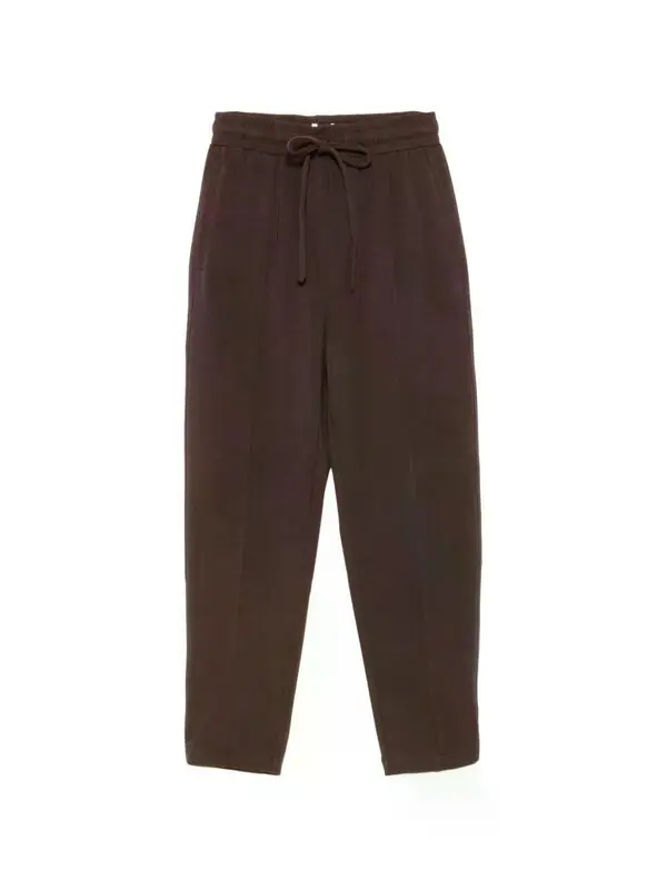 PSOPHIA Drawstring Track Pants - Brown
