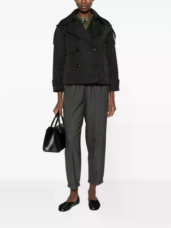PSOPHIA Drawstring-fastening Cropped Trousers