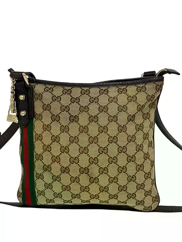 Gucci Gg Canvas Jolicoeur Crossbody Bag - Neutrals