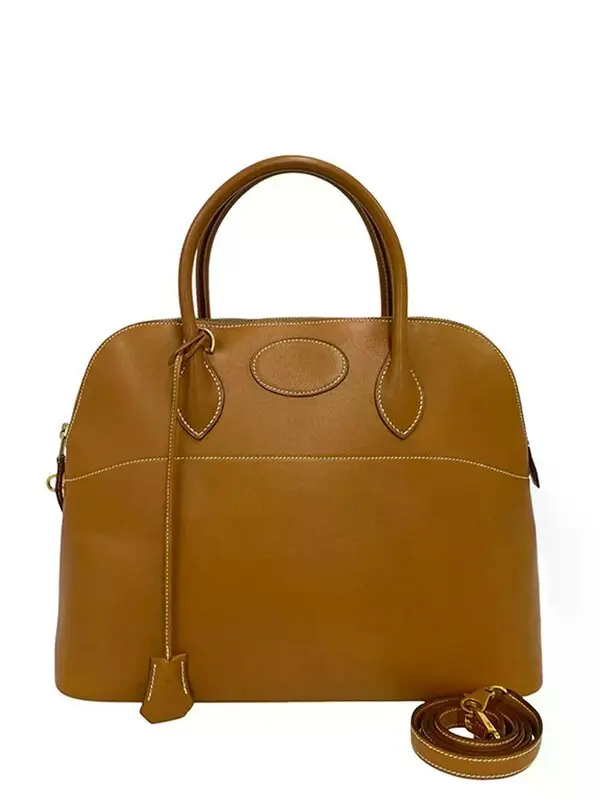 Hermès 1993 Bolide 35 Satchel - Brown