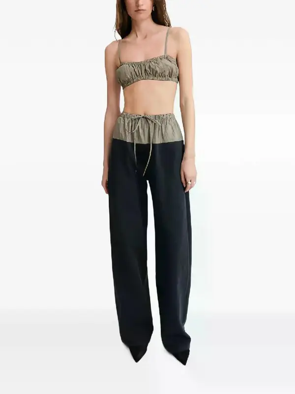 Matthew Bruch Drawstring-waist Wide-leg Trousers