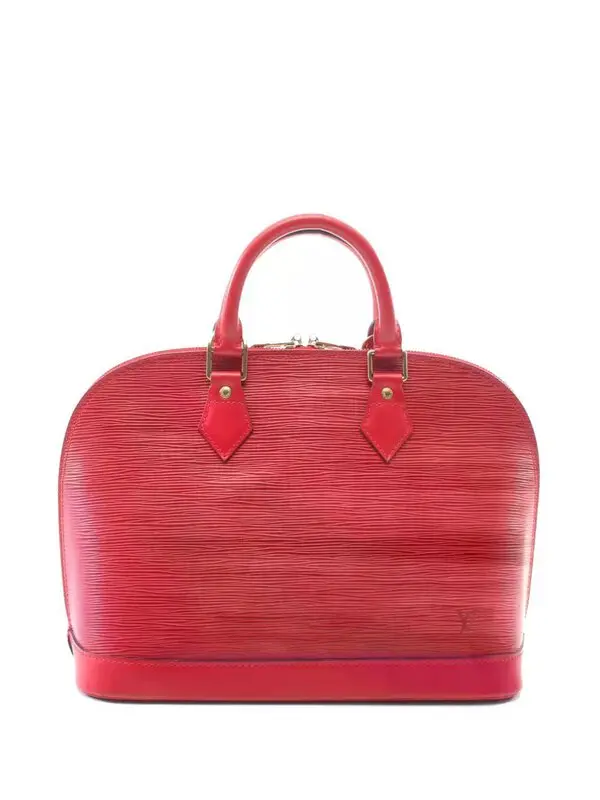 LOUIS VUITTON 1998 Epi Alma Pm Satchel - Red