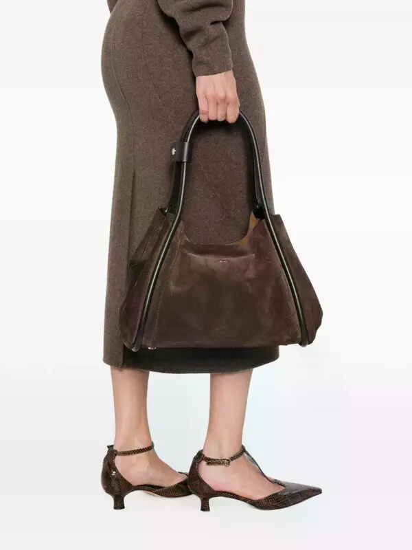 Max Mara Marine Suede Tote Bag