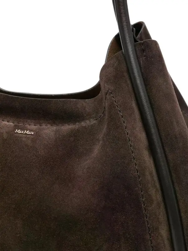 Max Mara Marine Suede Tote Bag