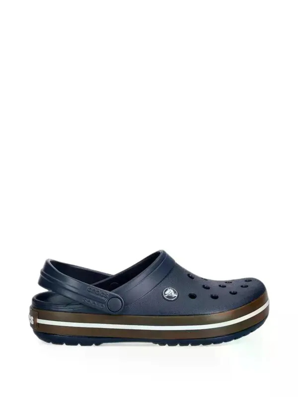 CROCS Crocband Perforated Logo-patch Mules