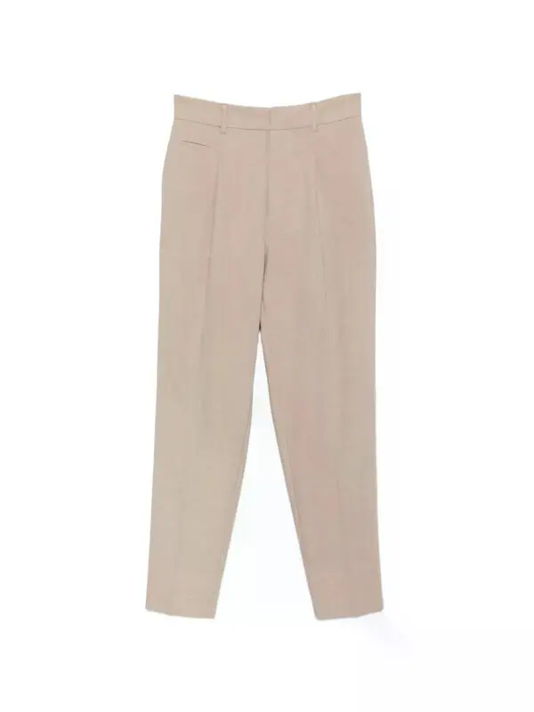 PSOPHIA Button-detail Pleated Trousers