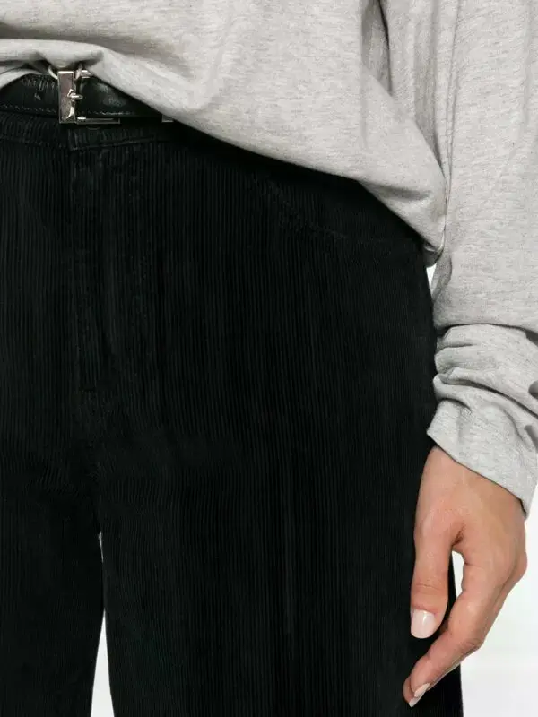THE ROW Eglitta Corduroy-effect Wide-leg Trousers