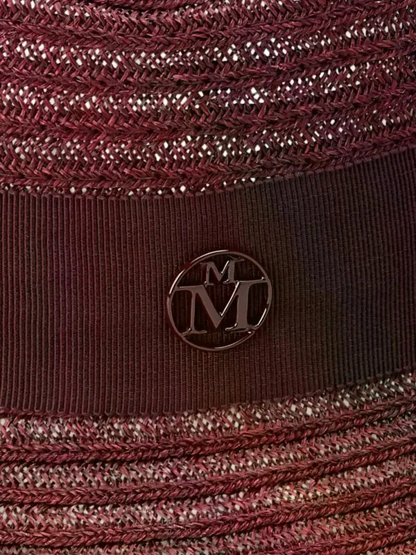 MAISON MICHEL Virginie Woven-design Fedora Hat
