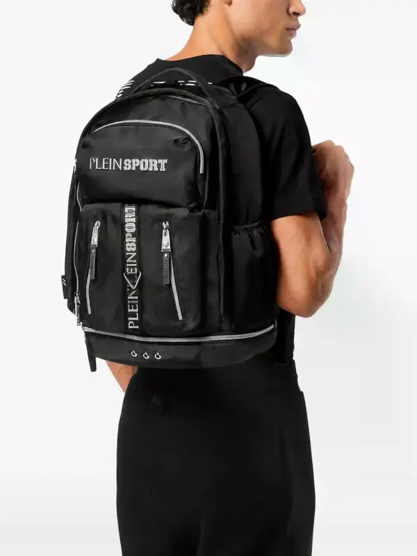 PLEIN SPORT Logo Plaque Backpack
