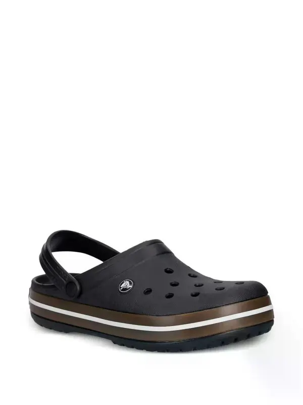 CROCS Crocband Perforated Logo-patch Mules