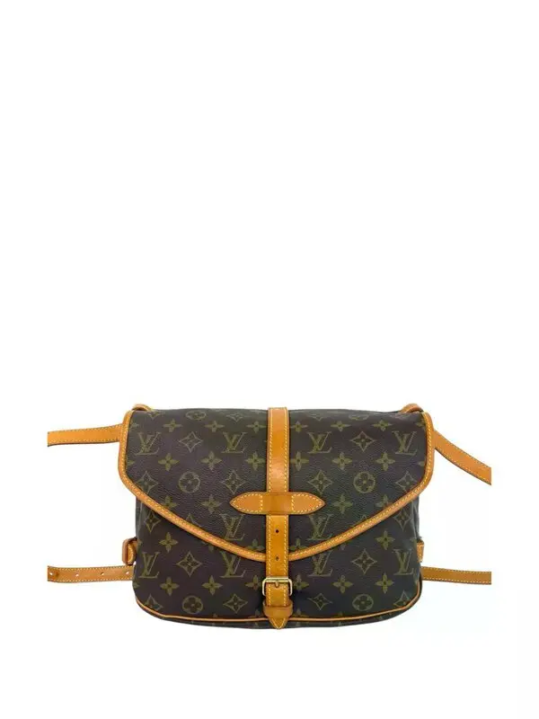 LOUIS VUITTON 1995 Monogram Saumur 30 Crossbody Bag