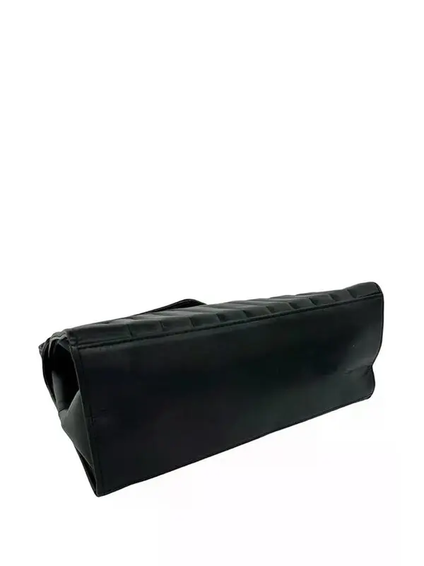 Saint Laurent 20th Century Chevron Leather Handbag