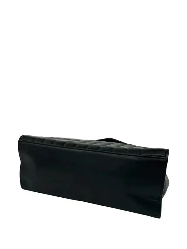 Saint Laurent 20th Century Chevron Leather Handbag
