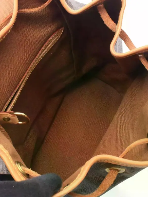 LOUIS VUITTON Monogram Montsouris Mm Backpack - Brown