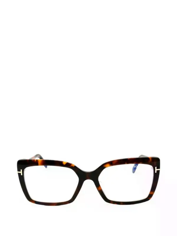 TOM FORD Cat Eye Frame Eyeglasses - Brown