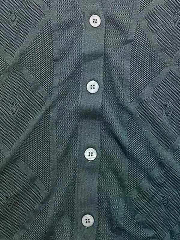 Kith Elena Diamond Open-knit Shirt - Blue