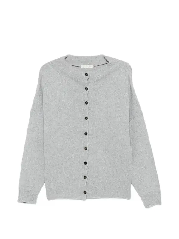 Liviana Conti Button-up Cardigan - Grey