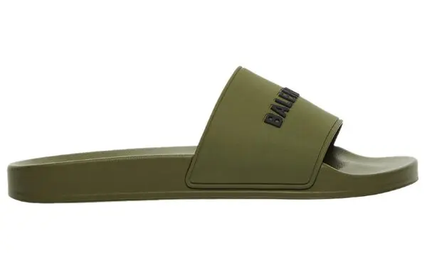 Balenciaga Pool Slides - Green
