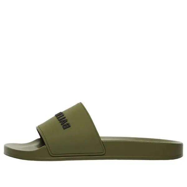 Balenciaga Pool Slides - Green