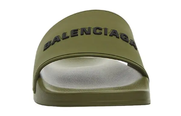 Balenciaga Pool Slides - Green