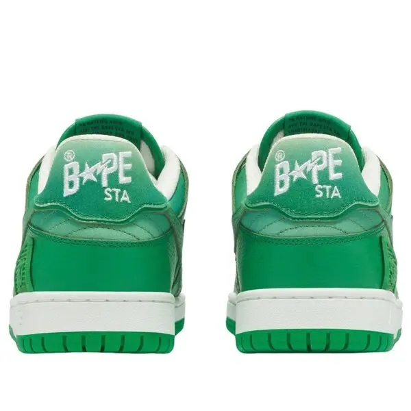 A BATHING APE Sk8 Sta #4 Sneakers - Green