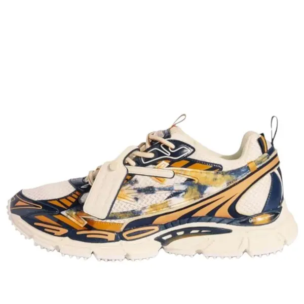 Off-White Be Right Back" Sneakers - Silver/peach