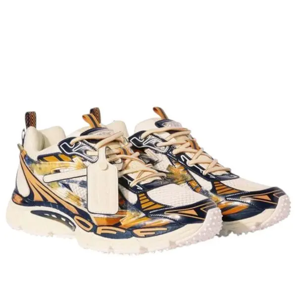 Off-White Be Right Back" Sneakers - Silver/peach