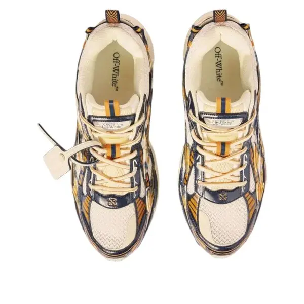 Off-White Be Right Back" Sneakers - Silver/peach