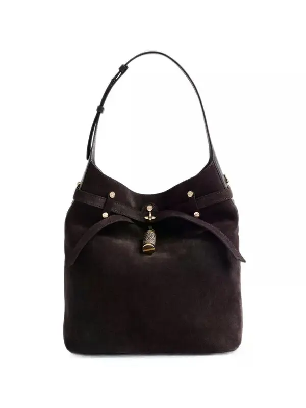 Borbonese Suede Bucket Bag