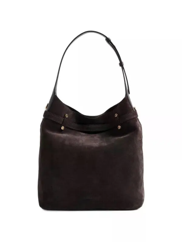 Borbonese Suede Bucket Bag