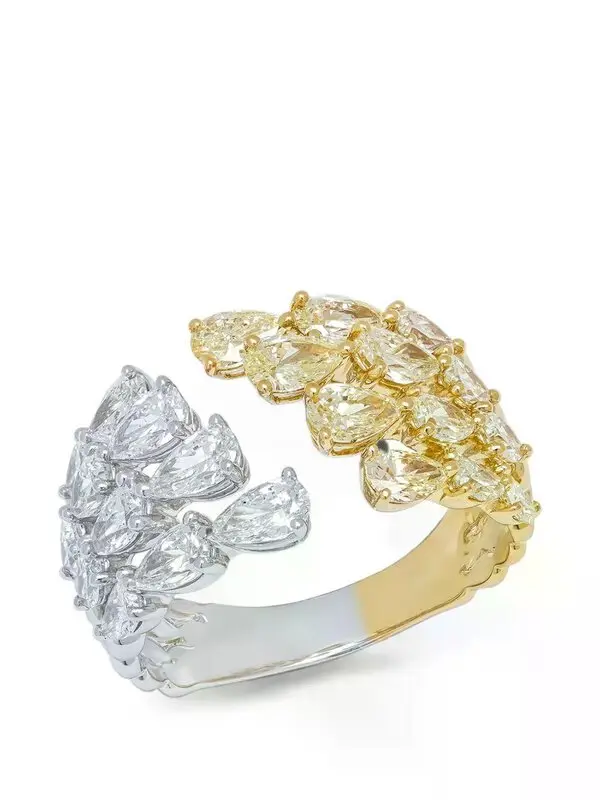 ARZANO Bypass-design Diamond Ring