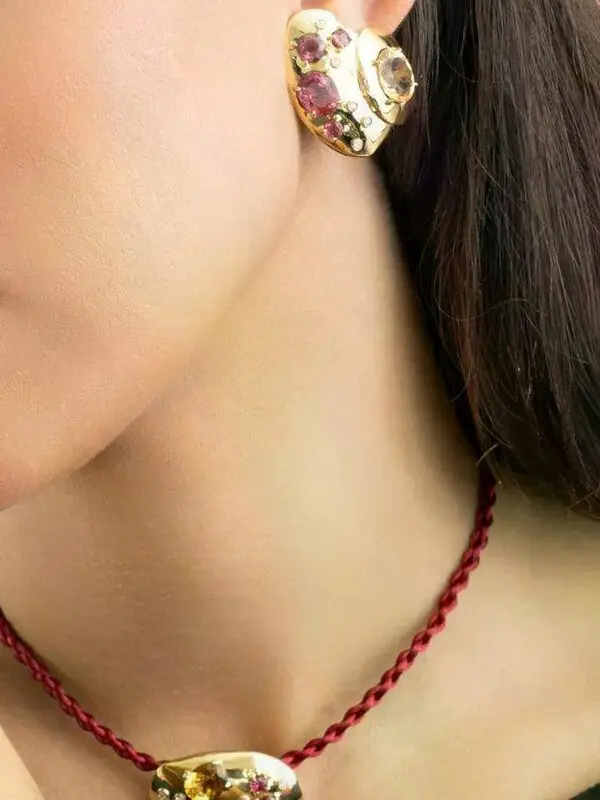 CAROL KAUFFMANN 18k Yellow Multi-stone Earrings