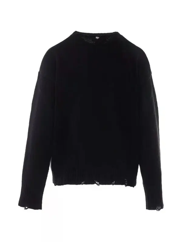 ANIYE BY Batman Distressed Sweater