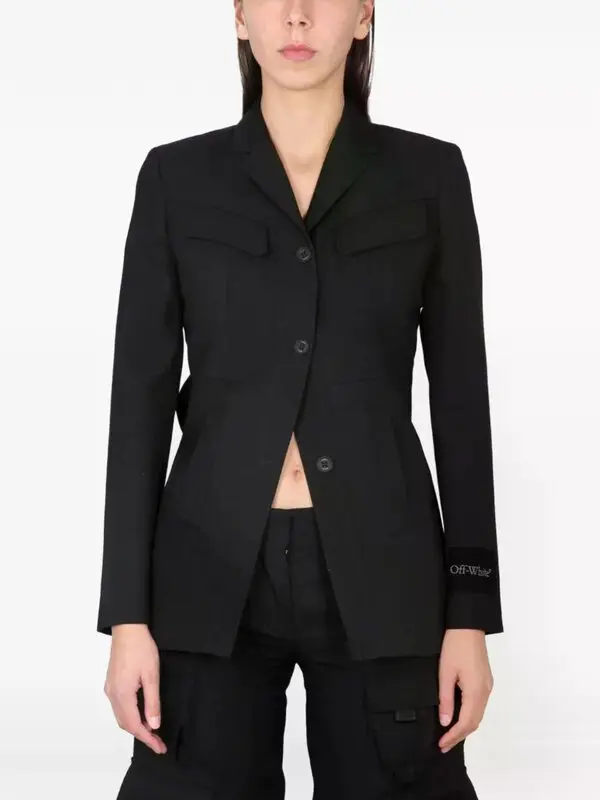 Off-White Logo Patch Blazer
