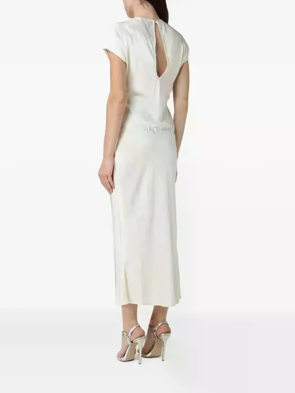 Patrizia Pepe Lace-appliqué Short-sleeve Midi Dress