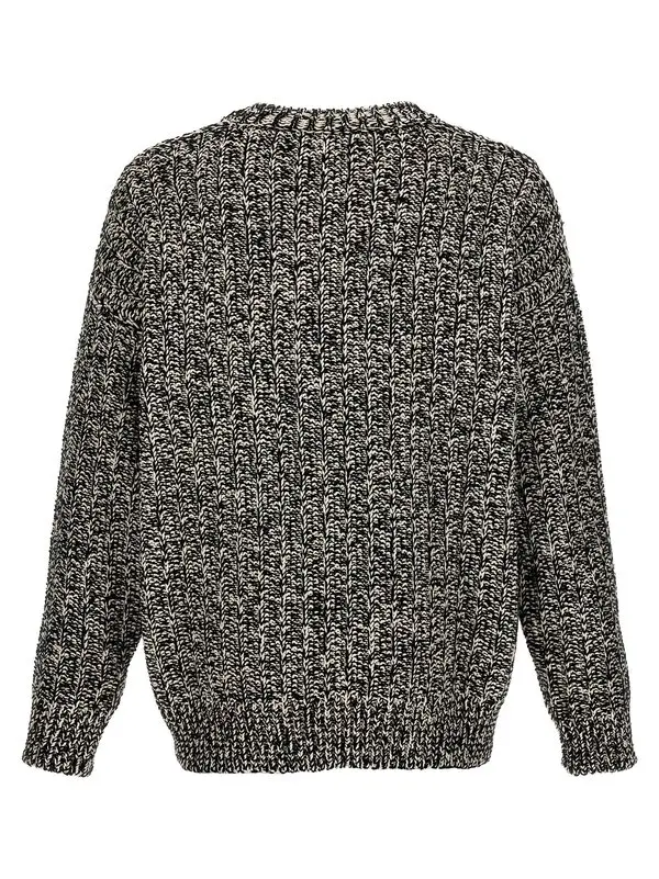 JIL SANDER Magic Orchestra" Logo Wool Blend Sweater - Multicolor
