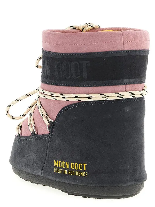 Moon Boot X Guest In Residence Suede Ankle Boots - Multicolor