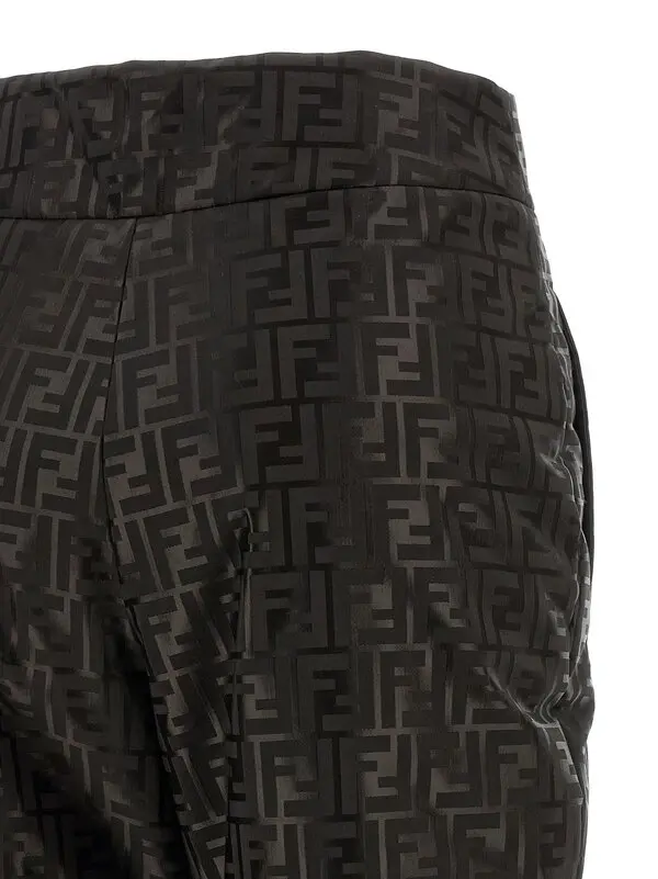 Fendi Ff Monogram Ski Pants - Brown