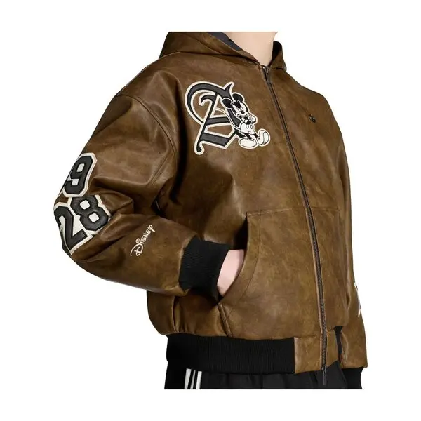 Adidas X Disney Mickey Mouse Bomber Jacket - Aurora Coffee