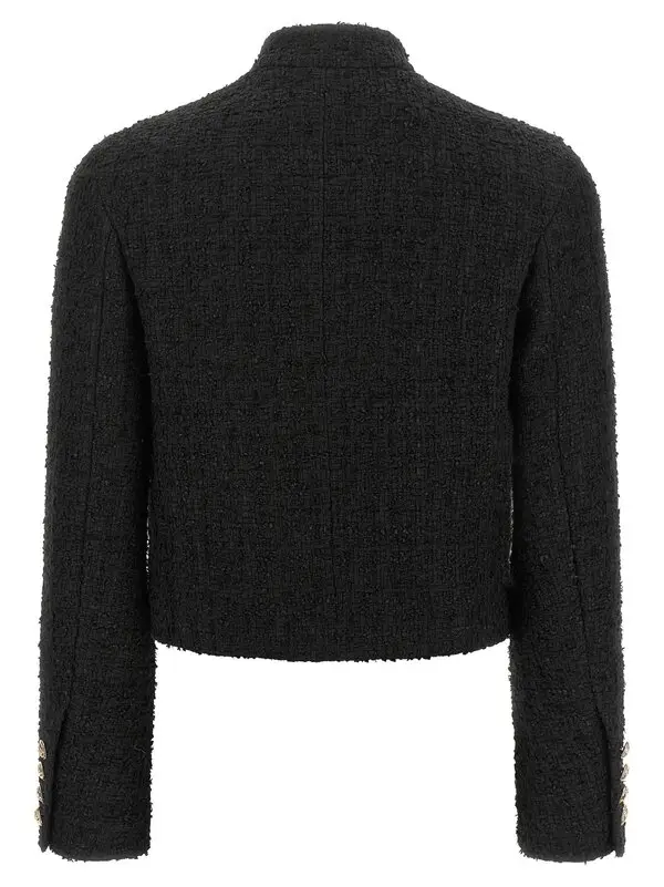 Balmain Double-breasted Tweed Jacket