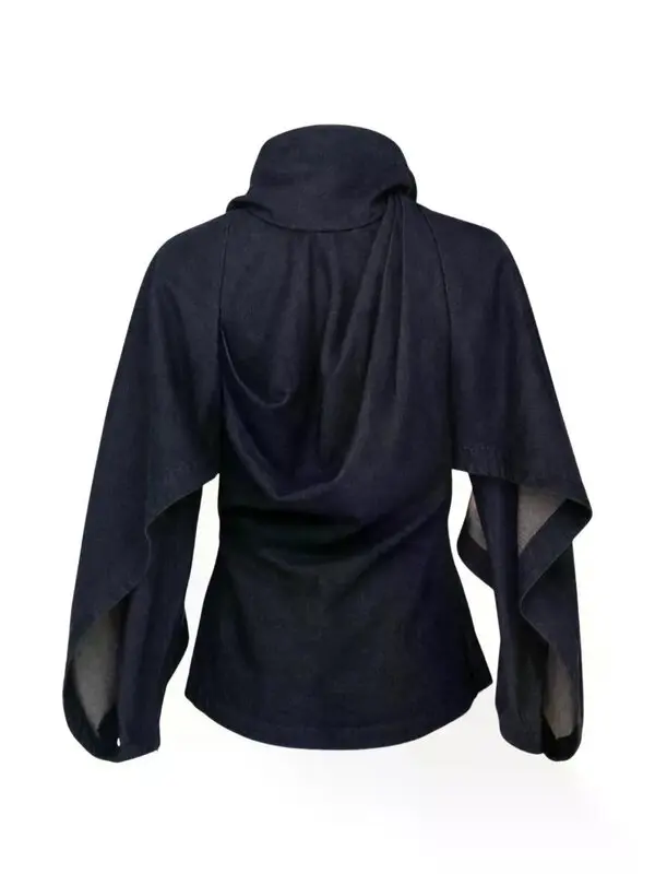 Zimmermann Zip Blouse With High Neck And Gold-tone Hardware