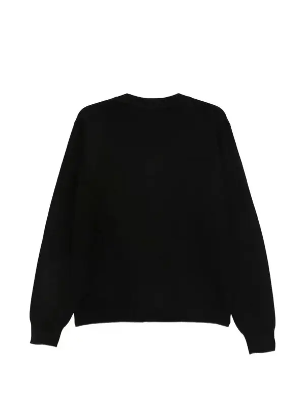 THE GARMENT Bergen Embroidered-logo V-neck Cardigan