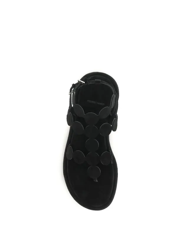 Pierre Hardy Suede Sandals