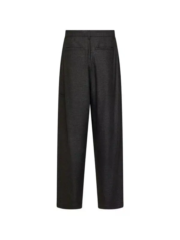 DARKPARK Davide Micro-houndstooth Wide-leg Trousers