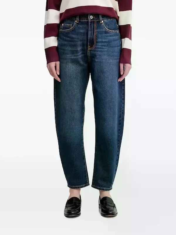 BENETTON Faded Balloon-fit Jeans